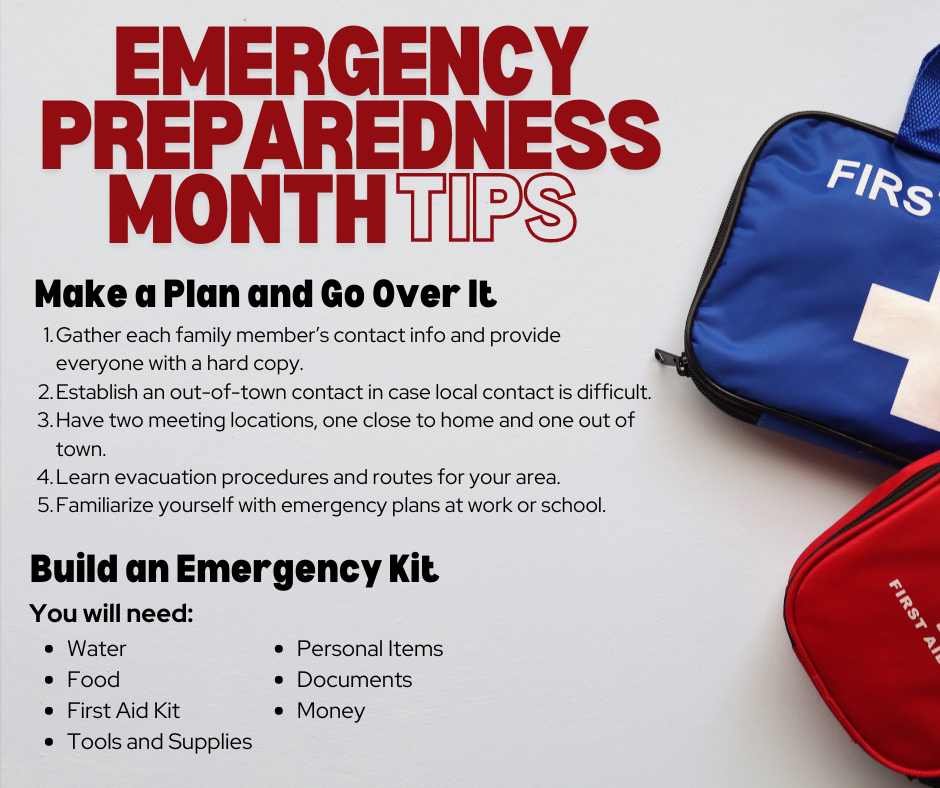 Hudson Fire Department Shares Safety Tips for Emergency Preparedness Month – Hudson Fire Department